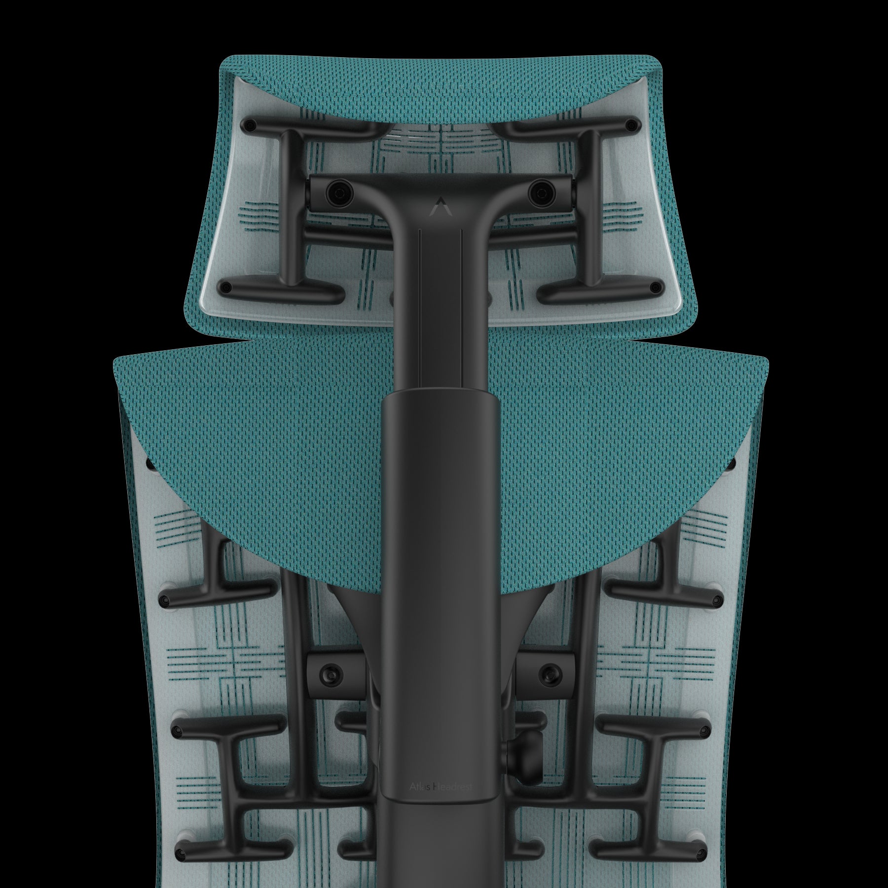 Headrest for Embody Chair - Rhythm Fabric – Atlas Headrest